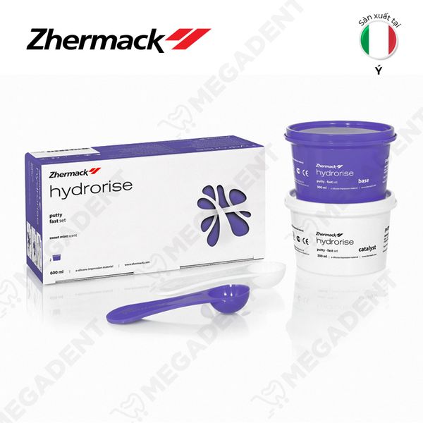 Hydrorise Putty Fast - Cao su đặc nhanh đông - Hộp 2x300ml – Megadent.vn