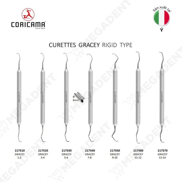 Set Curettes Gracey - Bộ cây nạo túi nha chu - Bộ – Megadent.vn