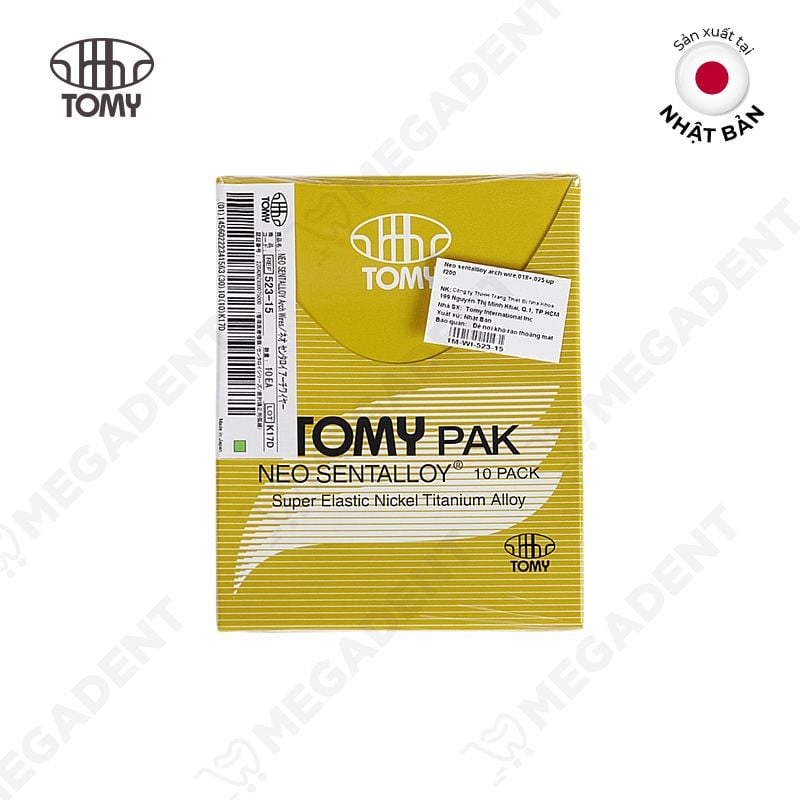 Neo Sentalloy arch wire - Dây Niti kích hoạt nhiệt - Dây – Megadent.vn