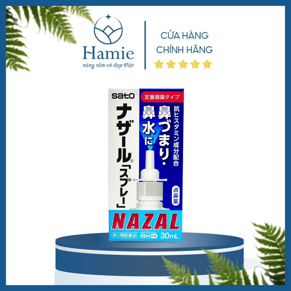 Xịt Xoang Mũi Sato Nazal 30ml Nhật BảnXịt Xoang Mũi Sato Nazal 30ml ...