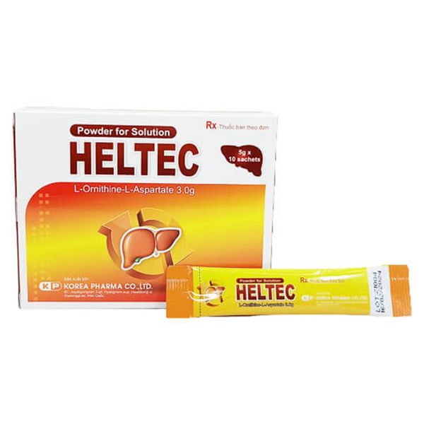 Bột pha dung dịch uống Heltec điều trị giảm chức năng giải độc của gan ...