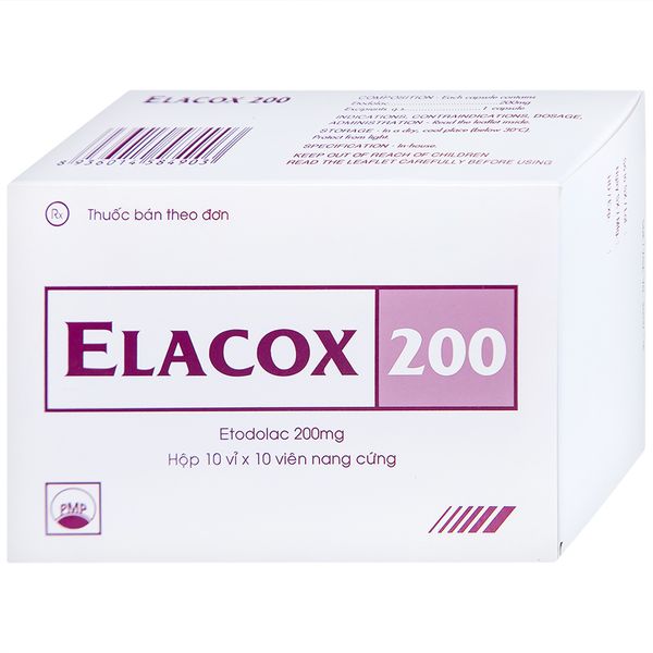 Thuốc Elacox 200 điều trị triệu chứng thoái hoá khớp, viêm khớp dạng t ...