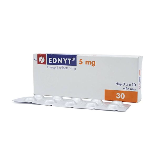 Thuốc Ednyt 5mg Gedeon điều trị tăng huyết áp, suy tim (3 vỉ x 10 viên ...
