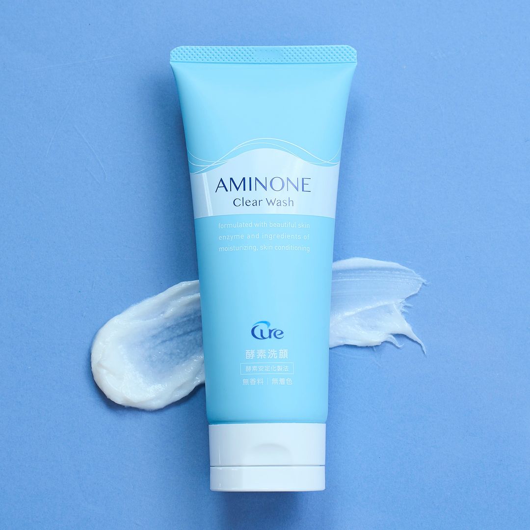 Sữa Rửa Mặt Sạch Sâu Dưỡng Sáng Da Cure Aminone Clear Wash 130G – Hàng Nhật Daily