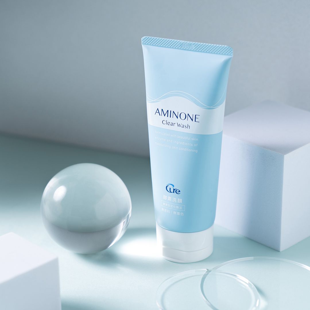 Sữa Rửa Mặt Sạch Sâu Dưỡng Sáng Da Cure Aminone Clear Wash 130G – Hàng Nhật Daily