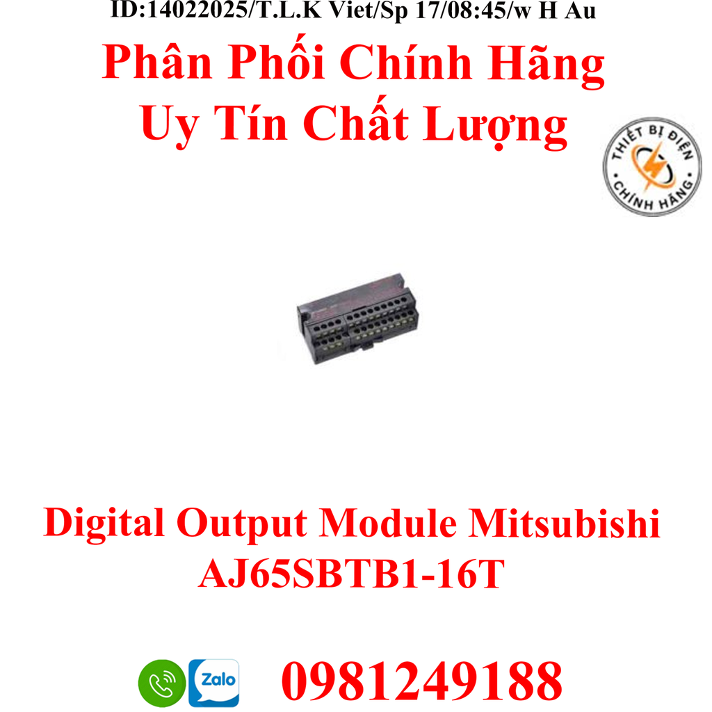 Digital Output Module Mitsubishi AJ65SBTB1-16T – thietbidienchinhhang