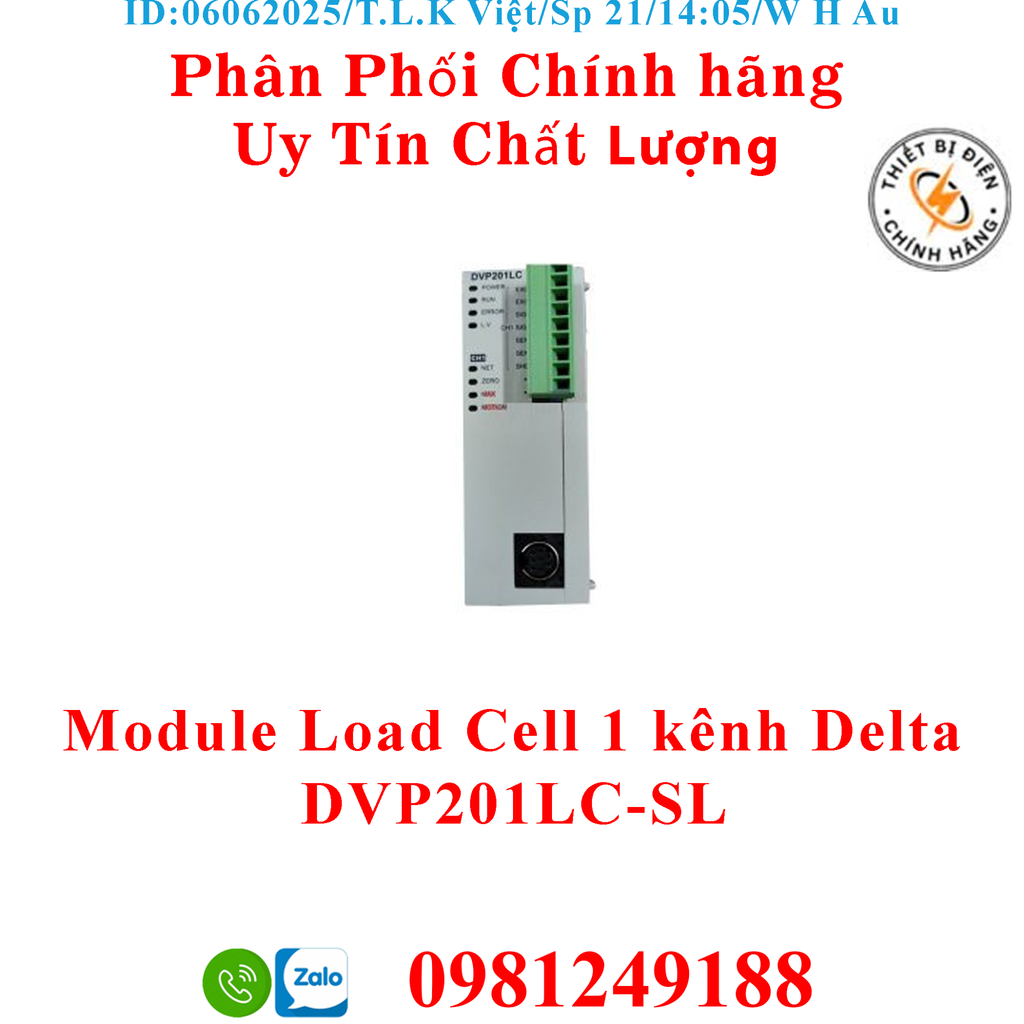 Module Load Cell 1 kênh Delta DVP201LC-SL – thietbidienchinhhang