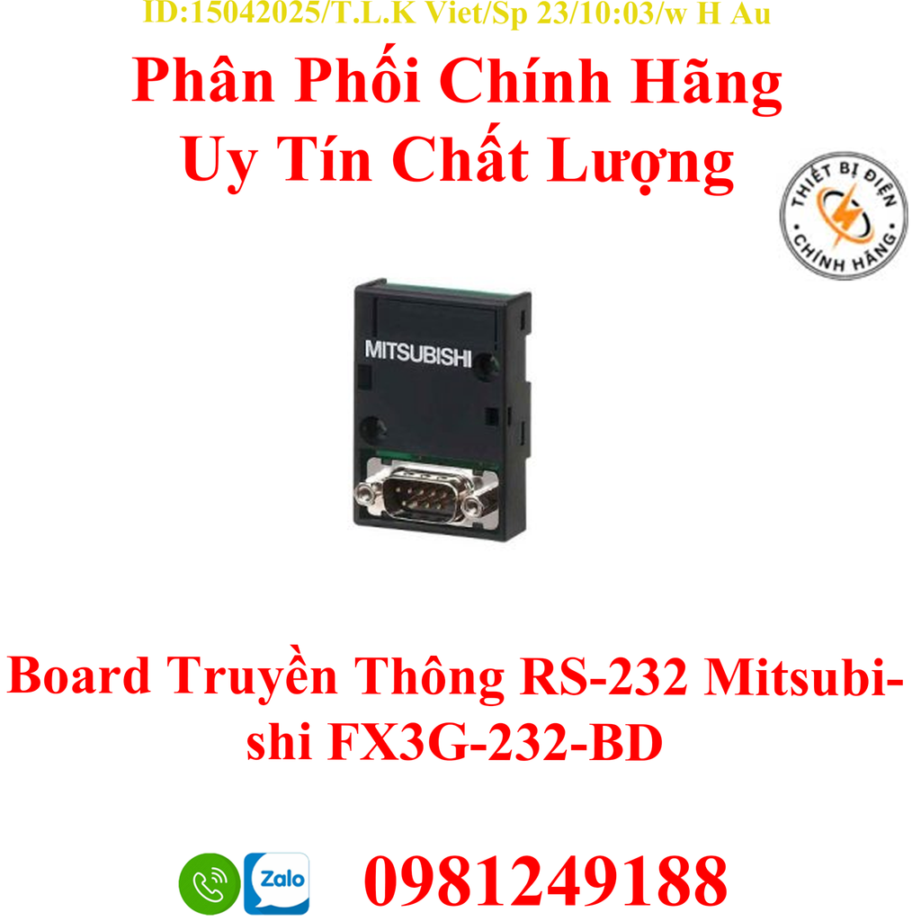 Board Truyền Thông RS-232 Mitsubishi FX3G-232-BD – thietbidienchinhhang