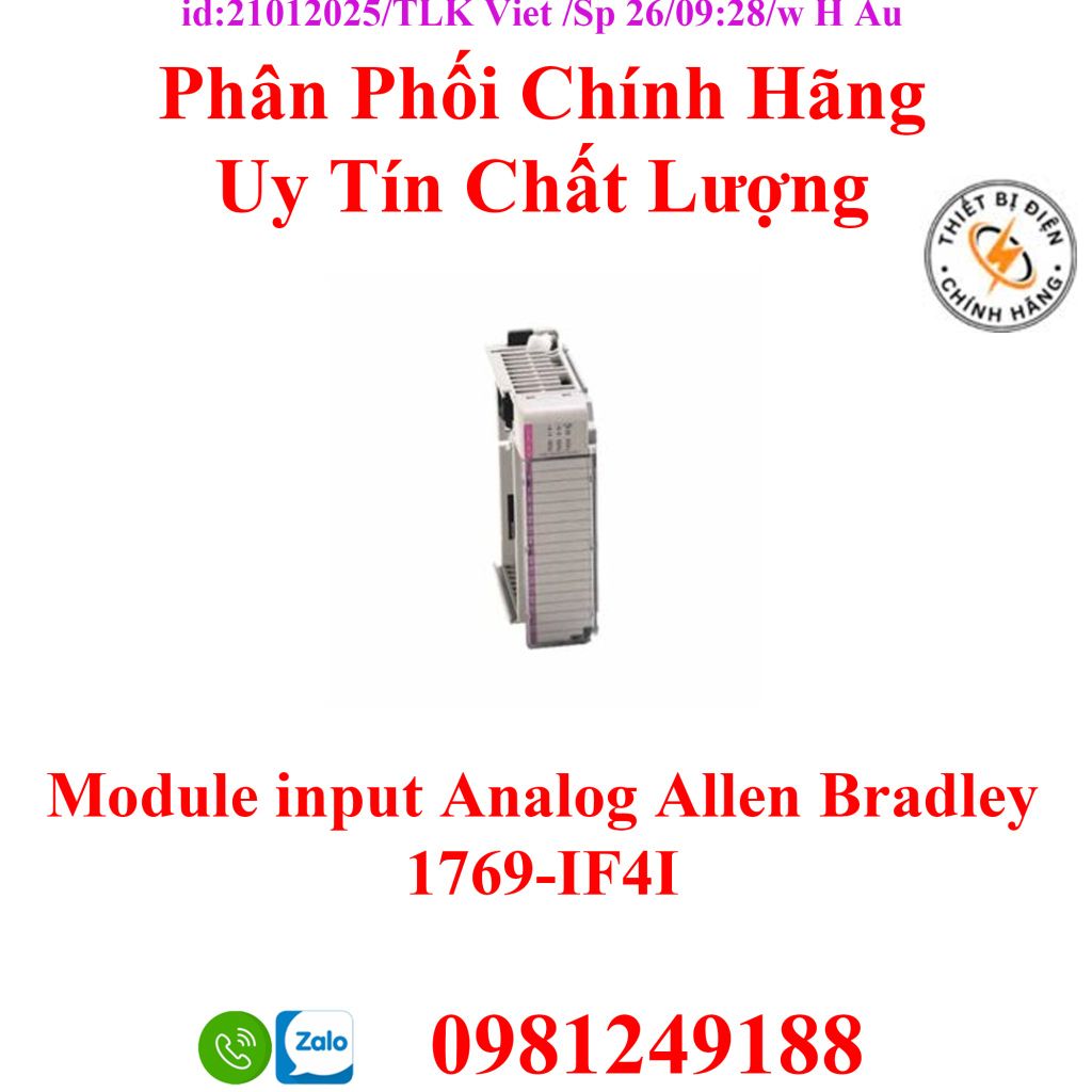 Module input Analog Allen Bradley 1769-IF4I – thietbidienchinhhang