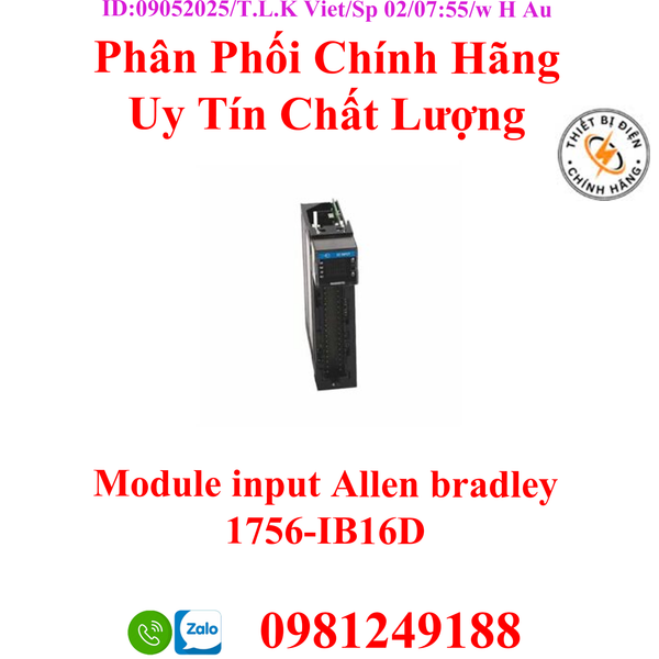 Module input Allen bradley 1756-IB16D – thietbidienchinhhang