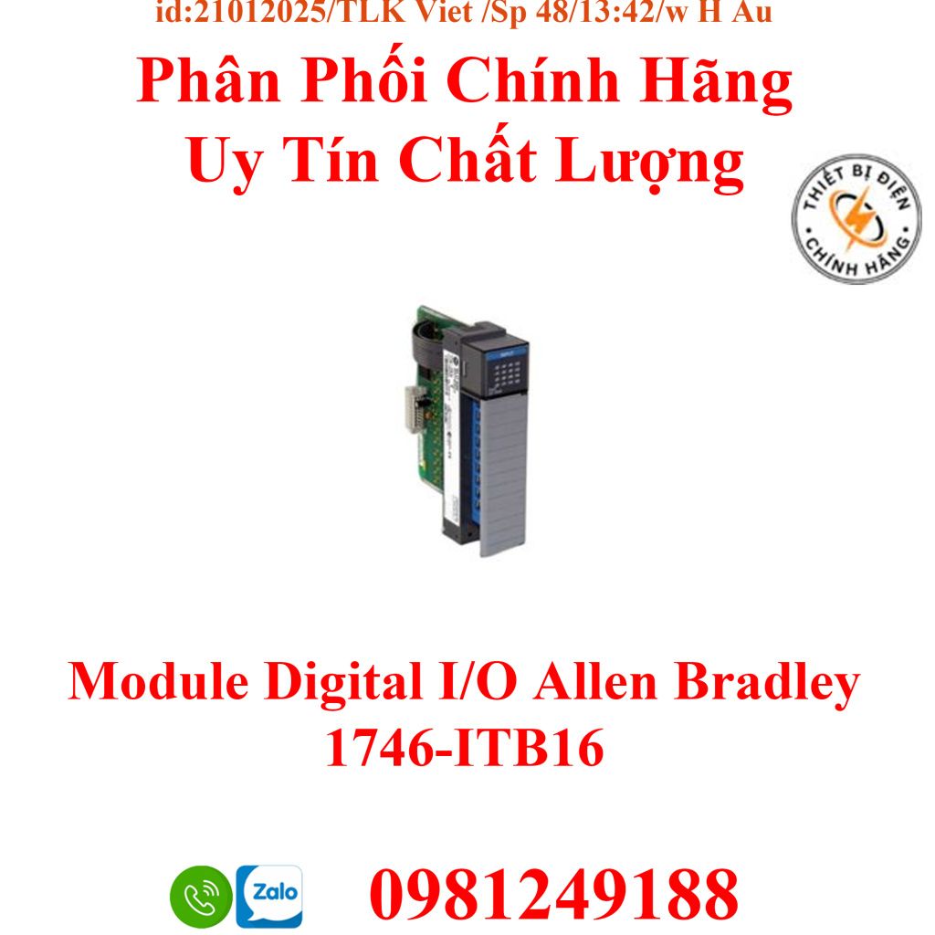 Module Digital I/O Allen Bradley 1746-ITB16 – thietbidienchinhhang