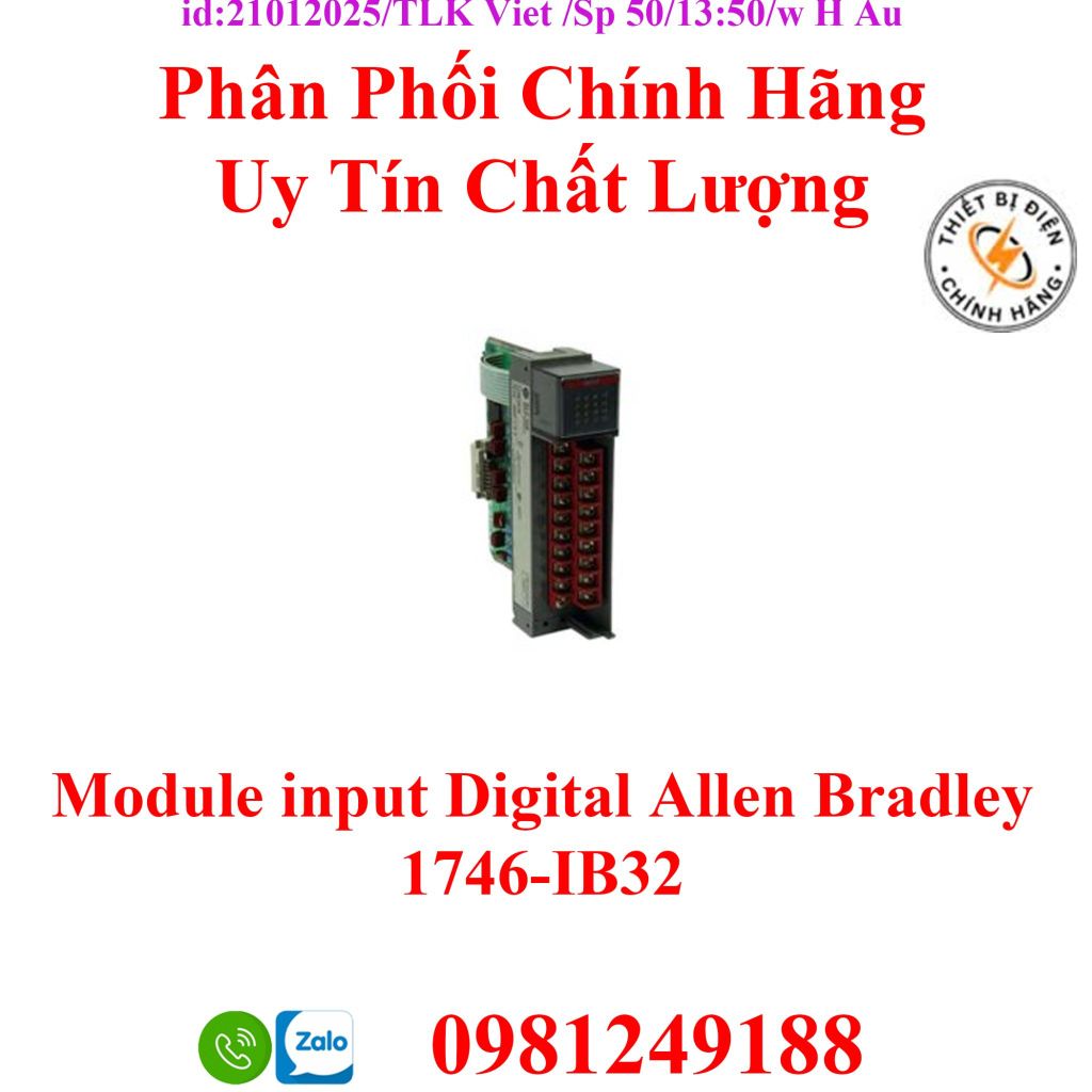 Module input Digital Allen Bradley 1746-IB32 – thietbidienchinhhang