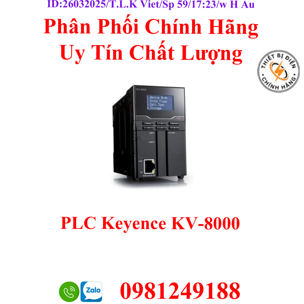 PLC Keyence KV-8000 – thietbidienchinhhang