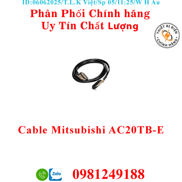 Cable Mitsubishi AC20TB-E – thietbidienchinhhang