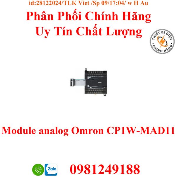 Module analog Omron CP1W-MAD11 – thietbidienchinhhang