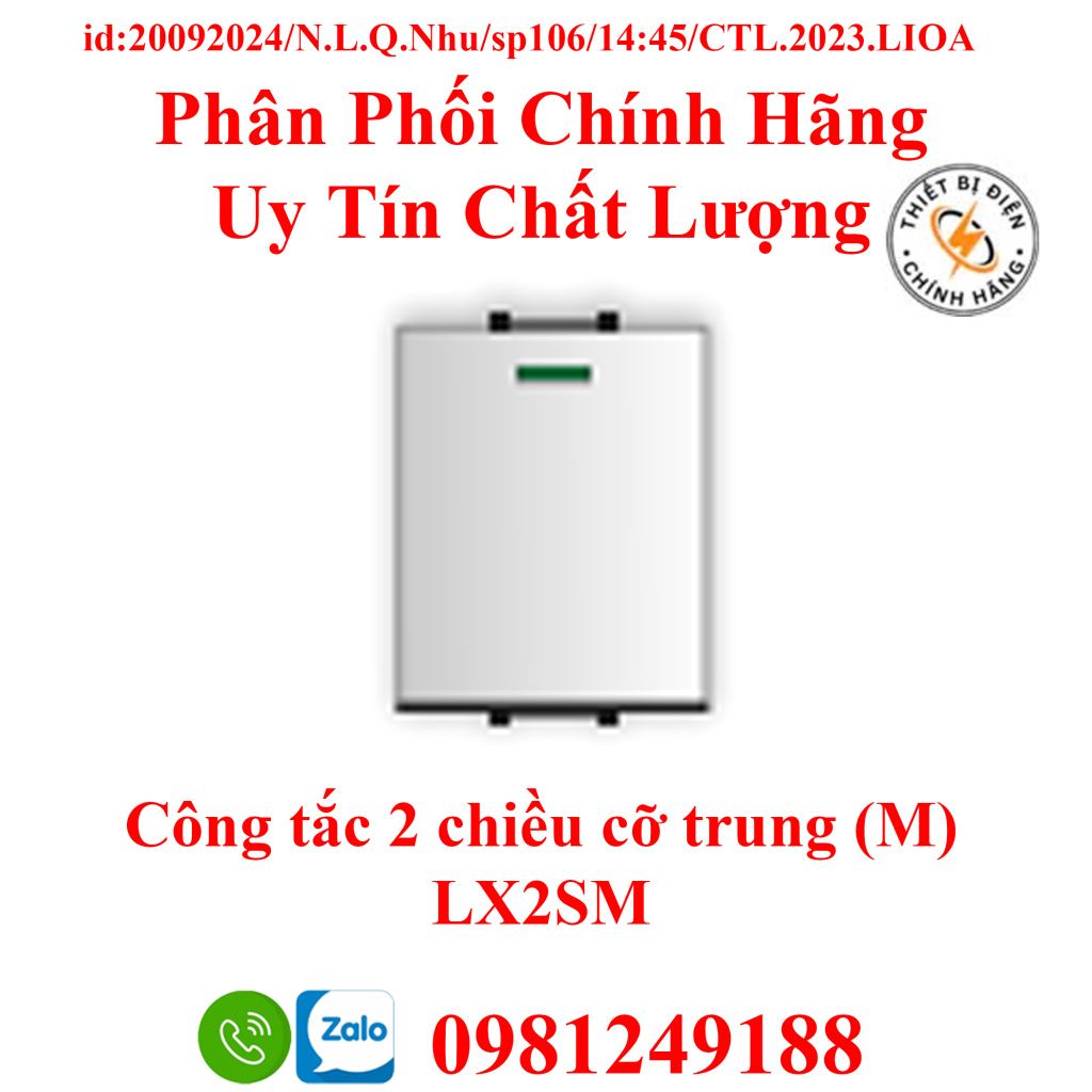 Công tắc 2 chiều cỡ trung (M) LX2SM – thietbidienchinhhang