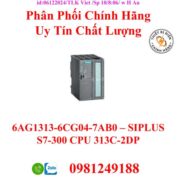 PLC 6AG1313-6CG04-7AB0 – SIPLUS S7-300 CPU 313C-2DP – thietbidienchinhhang