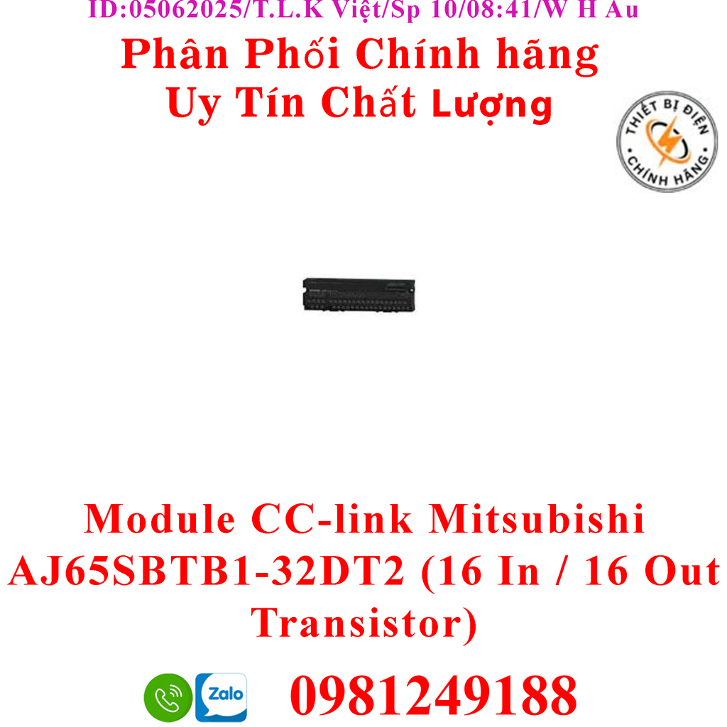 Module CC-link Mitsubishi AJ65SBTB1-32DT2 (16 In / 16 Out Transistor ...