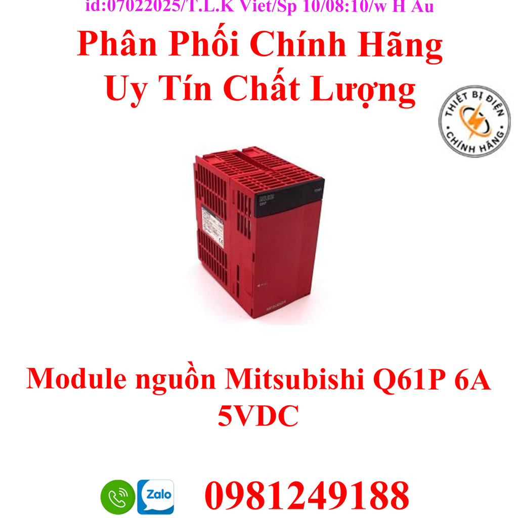 Module nguồn Mitsubishi Q61P 6A 5VDC – thietbidienchinhhang