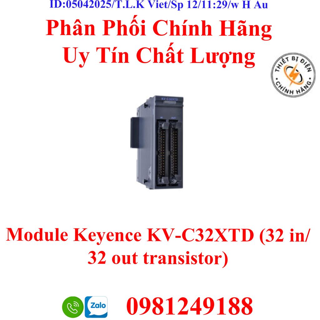 Module Keyence KV-C32XTD (32 in/ 32 out transistor) – thietbidienchinhhang