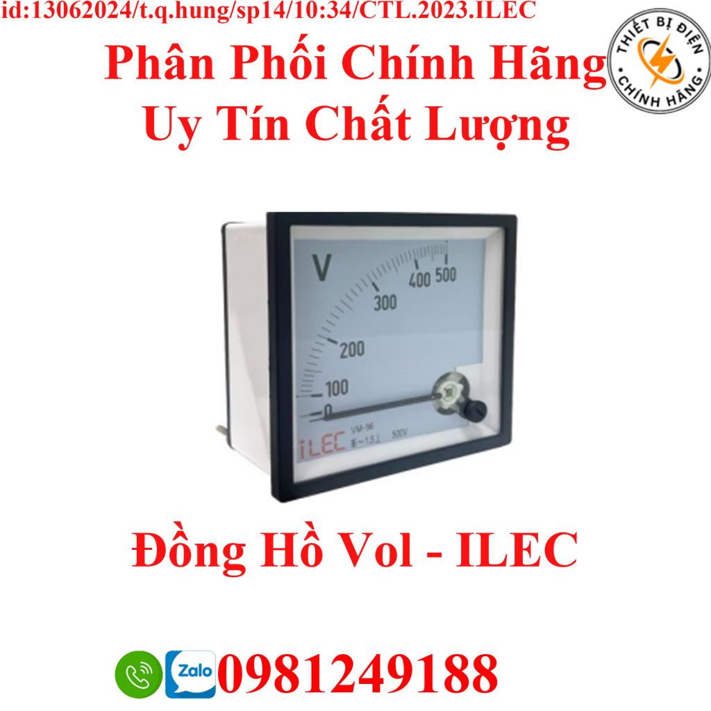 Đồng Hồ Vol - ILEC – thietbidienchinhhang