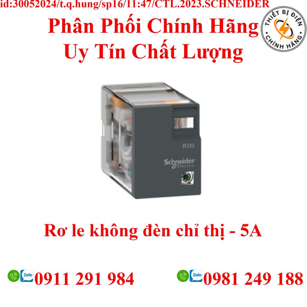 Rơ le không đèn chỉ thị - 5A – thietbidienchinhhang