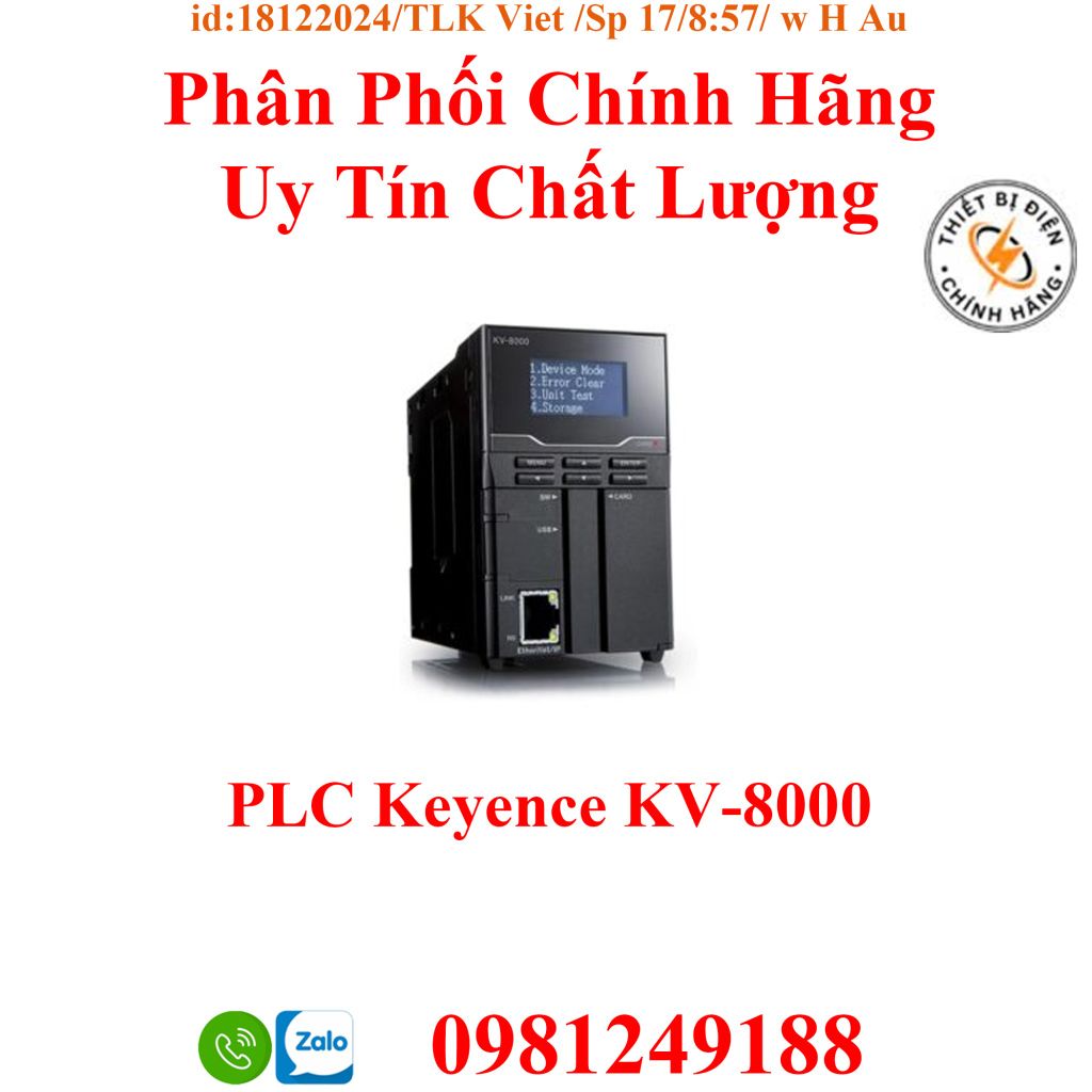 PLC Keyence KV-8000 – thietbidienchinhhang