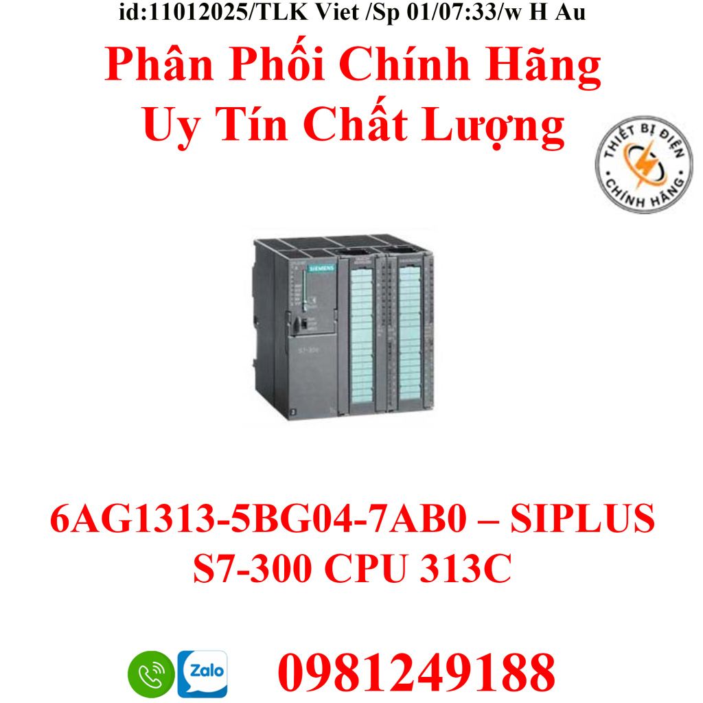 CPU 6AG1313-5BG04-7AB0 – SIPLUS S7-300 CPU 313C – thietbidienchinhhang