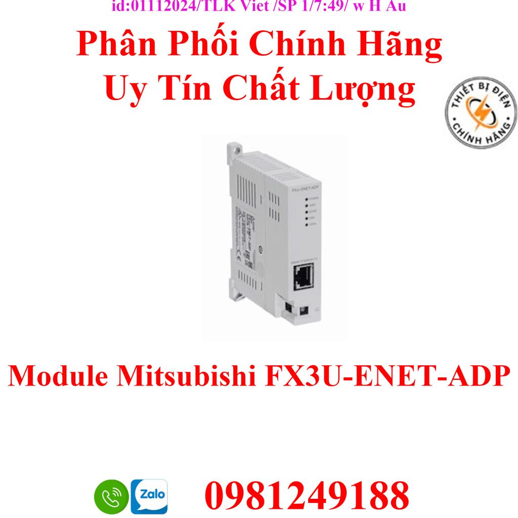 Module Mitsubishi FX3U-ENET-ADP – thietbidienchinhhang
