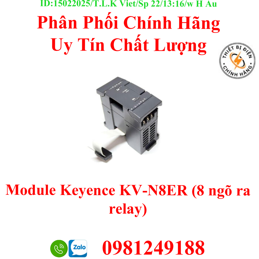 Module Keyence KV-N8ER (8 ngõ ra relay) – thietbidienchinhhang