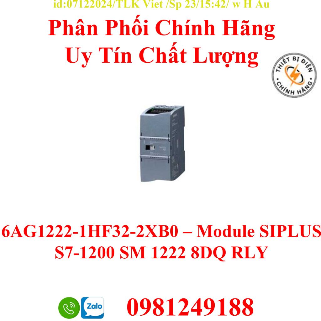 Module 6AG1222-1HF32-2XB0 – Module SIPLUS S7-1200 SM 1222 8DQ RLY ...