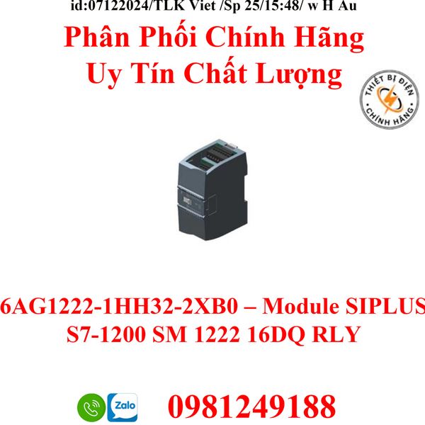 Module 6AG1222-1HH32-2XB0 – Module SIPLUS S7-1200 SM 1222 16DQ RLY ...
