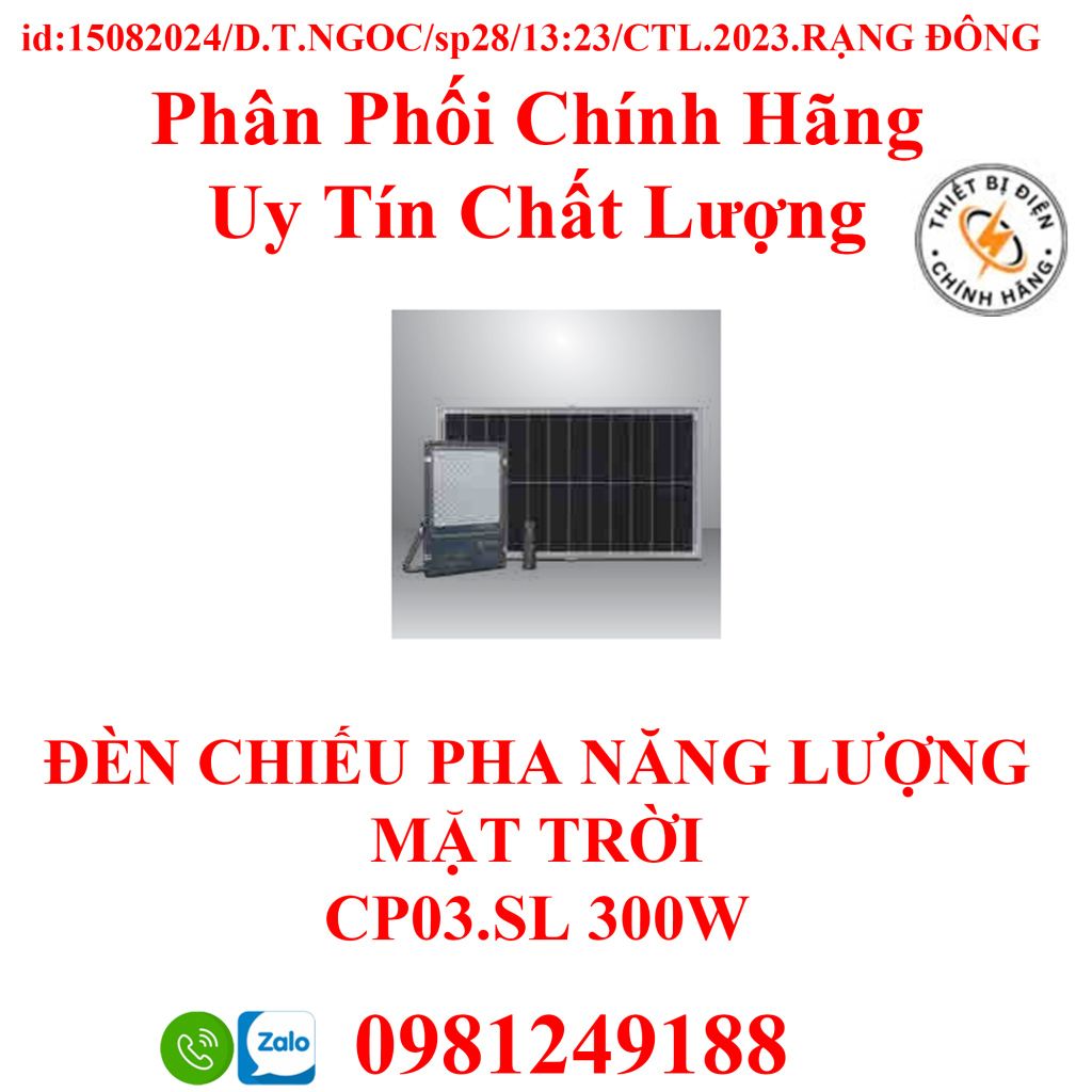 ĐÈN CHIẾU PHA NĂNG LƯỢNG MẶT TRỜI CP03.SL 300W – thietbidienchinhhang