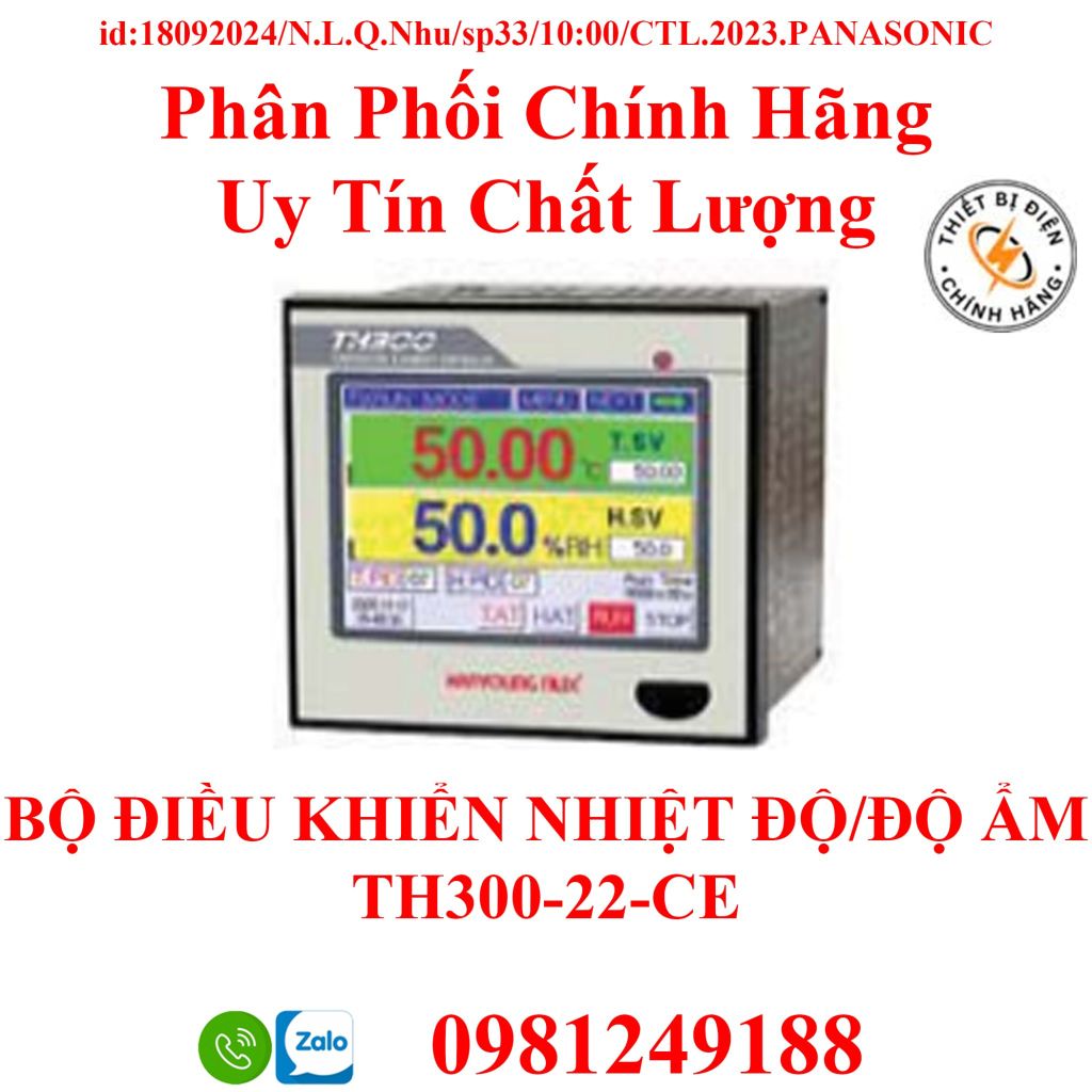 BỘ ĐIỀU KHIỂN NHIỆT ĐỘ/ĐỘ ẨM TH300-22-CE – thietbidienchinhhang