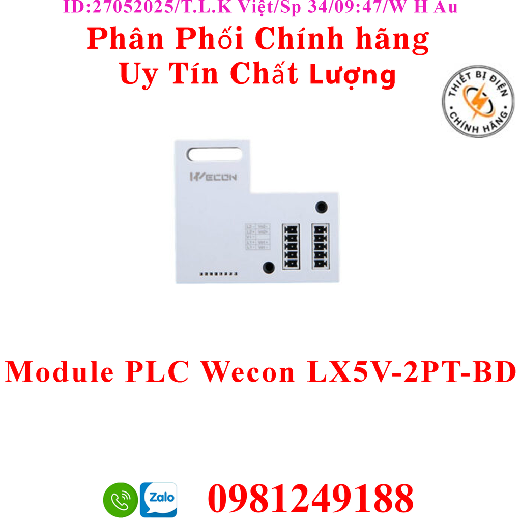 Module PLC Wecon LX5V-2PT-BD – thietbidienchinhhang