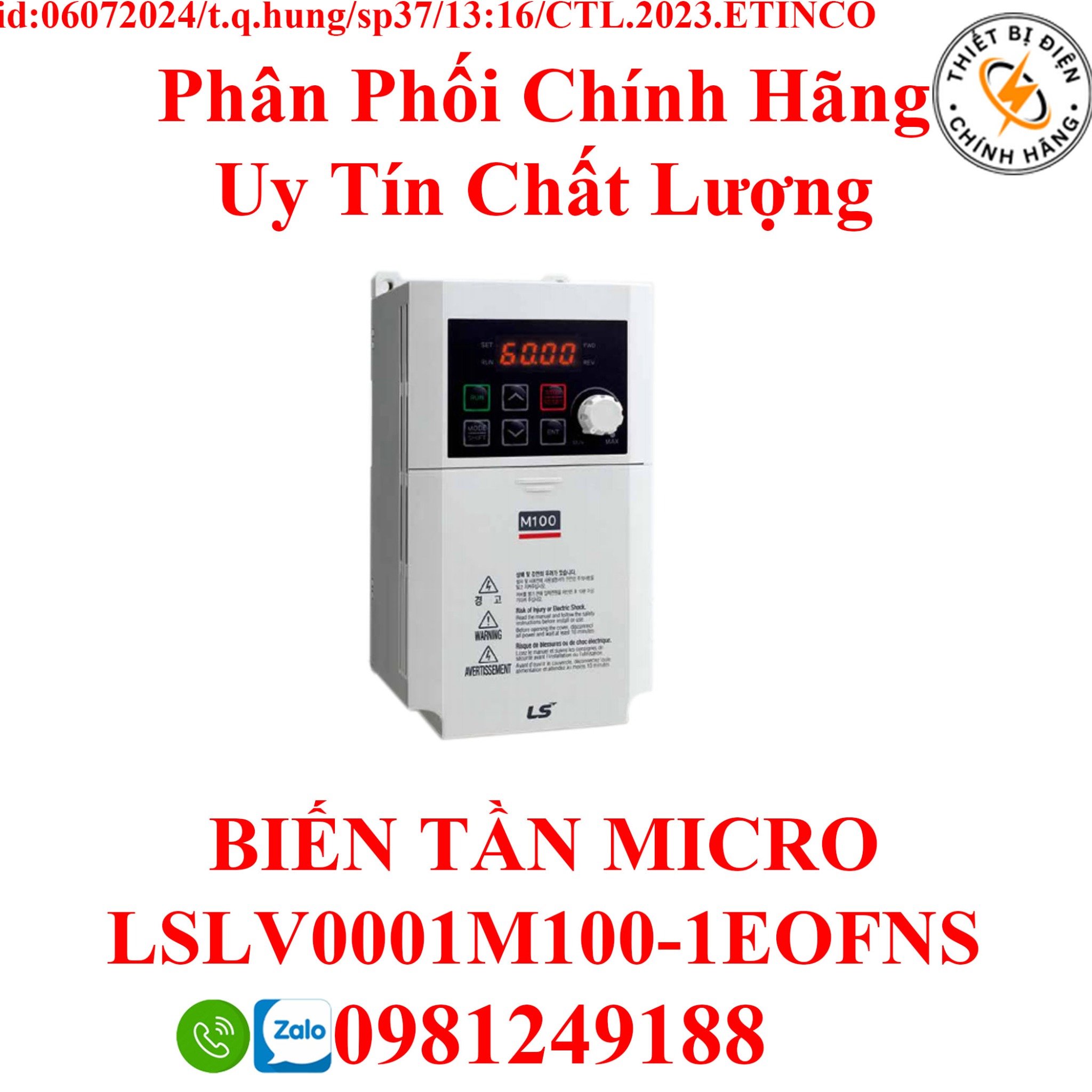BIẾN TẦN MICRO LSLV0001M100-1EOFNS – thietbidienchinhhang