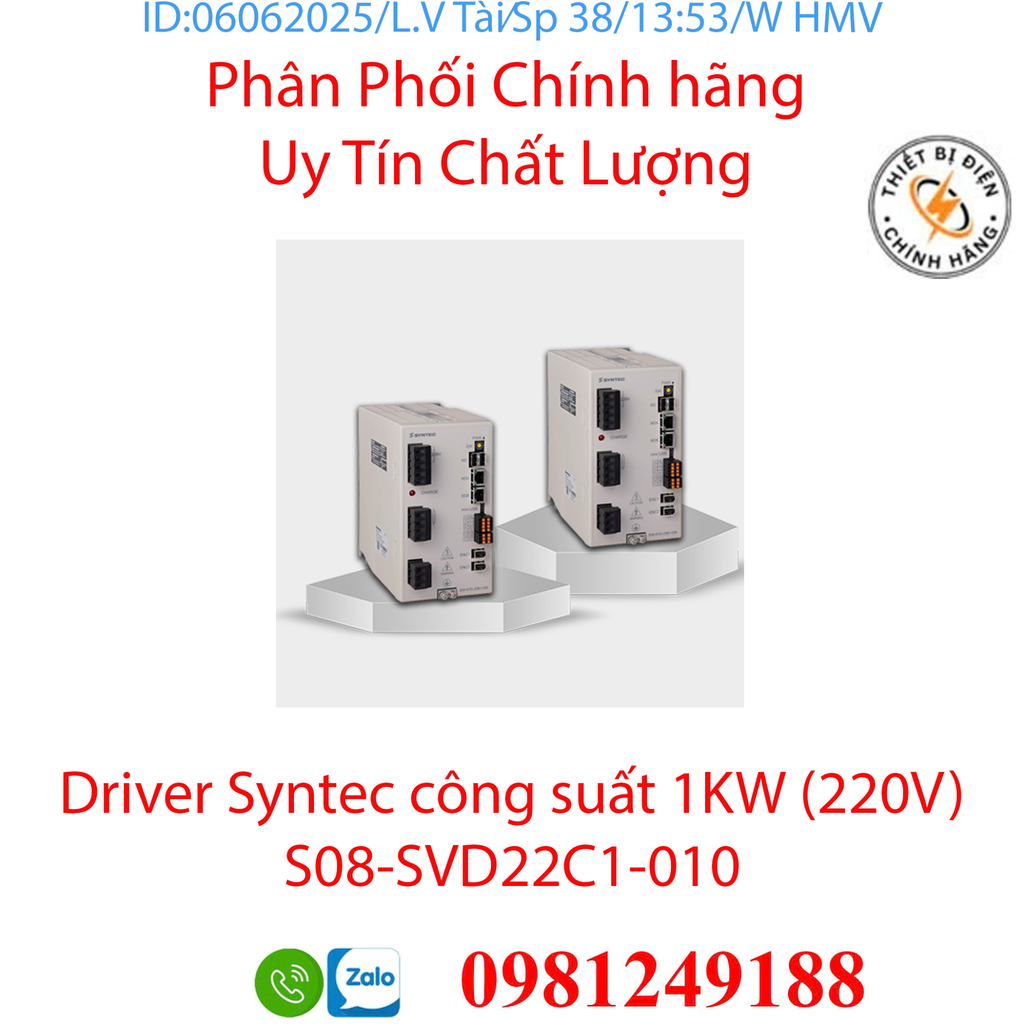 Driver Syntec công suất 1KW (220V) S08-SVD22C1-010 – thietbidienchinhhang