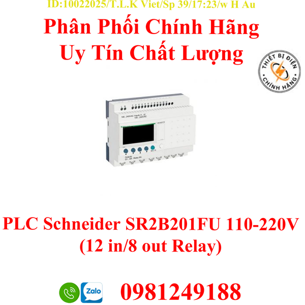 PLC Schneider SR2B201FU 110-220V (12 in/8 out Relay) – thietbidienchinhhang