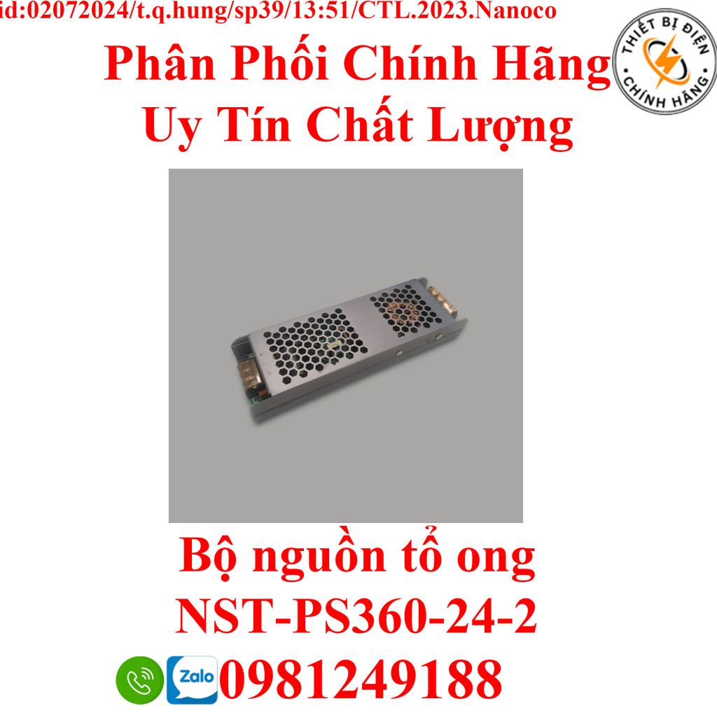 Bộ nguồn tổ ong NST-PS360-24-2 – thietbidienchinhhang
