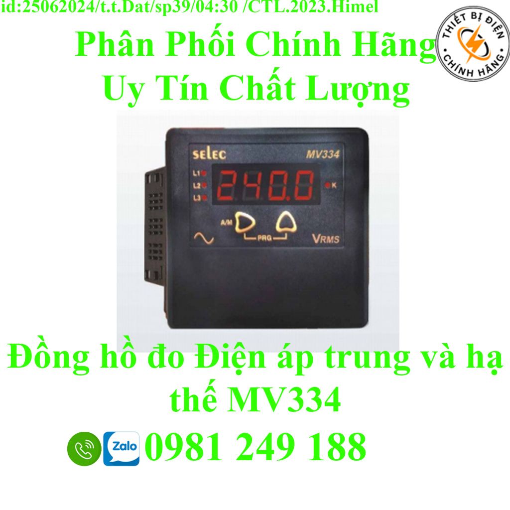 Đồng hồ đo Điện áp MV305 – thietbidienchinhhang