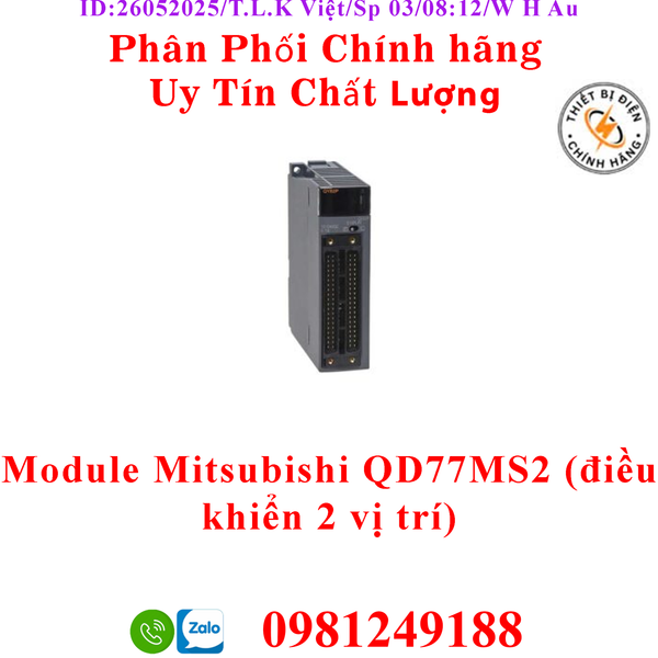 Module Mitsubishi QD77MS2 (điều khiển 2 vị trí) – thietbidienchinhhang