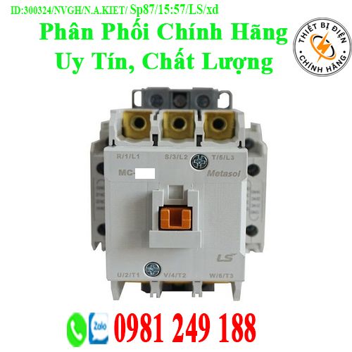 Contactor LS MC-65a 30kW 2NO+2NC – thietbidienchinhhang