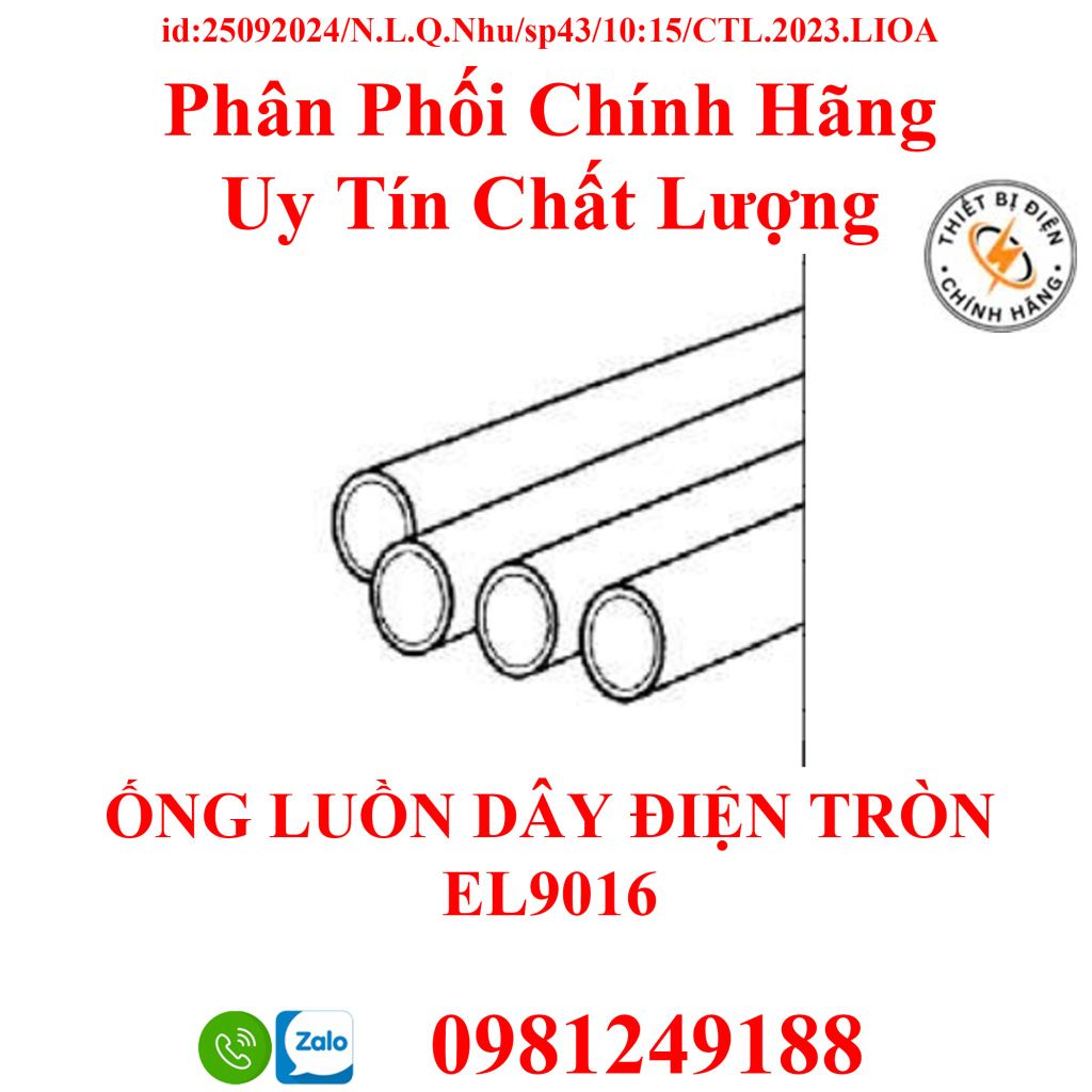 ỐNG LUỒN DÂY ĐIỆN TRÒN EL9016 – thietbidienchinhhang