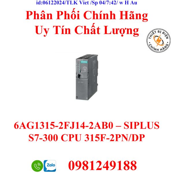PLC 6AG1315-2FJ14-2AB0 – SIPLUS S7-300 CPU 315F-2PN/DP ...