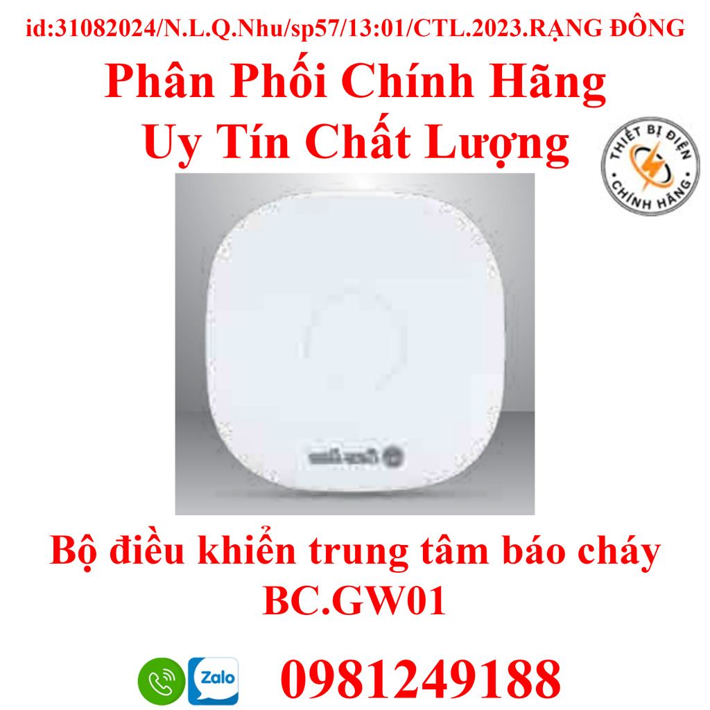 Bộ điều khiển trung tâm báo cháy BC.GW01 – thietbidienchinhhang
