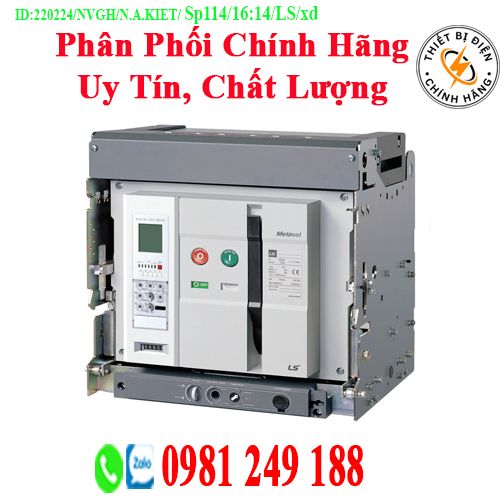 ACB LS AS-50F4-50H NG5 5000A 100kA 4P Without ACC – thietbidienchinhhang