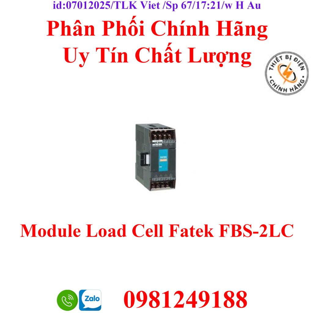 Module Load Cell Fatek FBS-2LC – thietbidienchinhhang