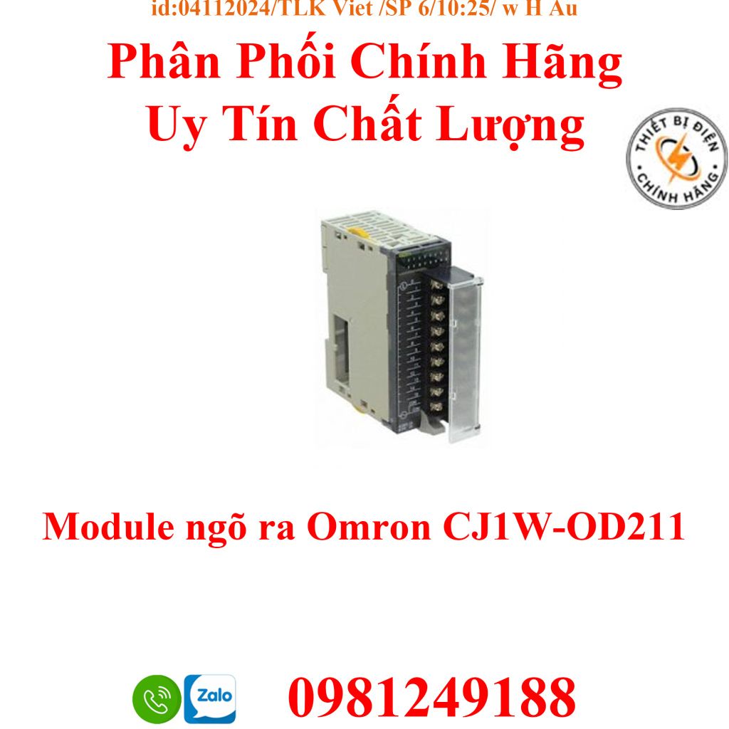 Module ngõ ra Omron CJ1W-OD211 – thietbidienchinhhang