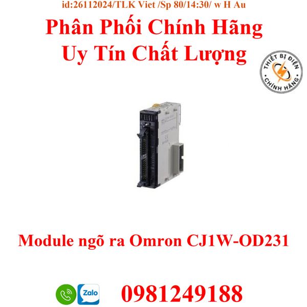 Module ngõ ra Omron CJ1W-OD231 – thietbidienchinhhang