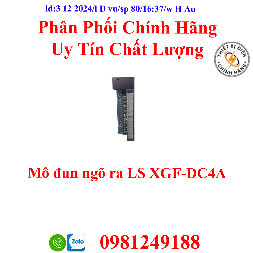Mô đun ngõ ra LS XGF-DC4A – thietbidienchinhhang